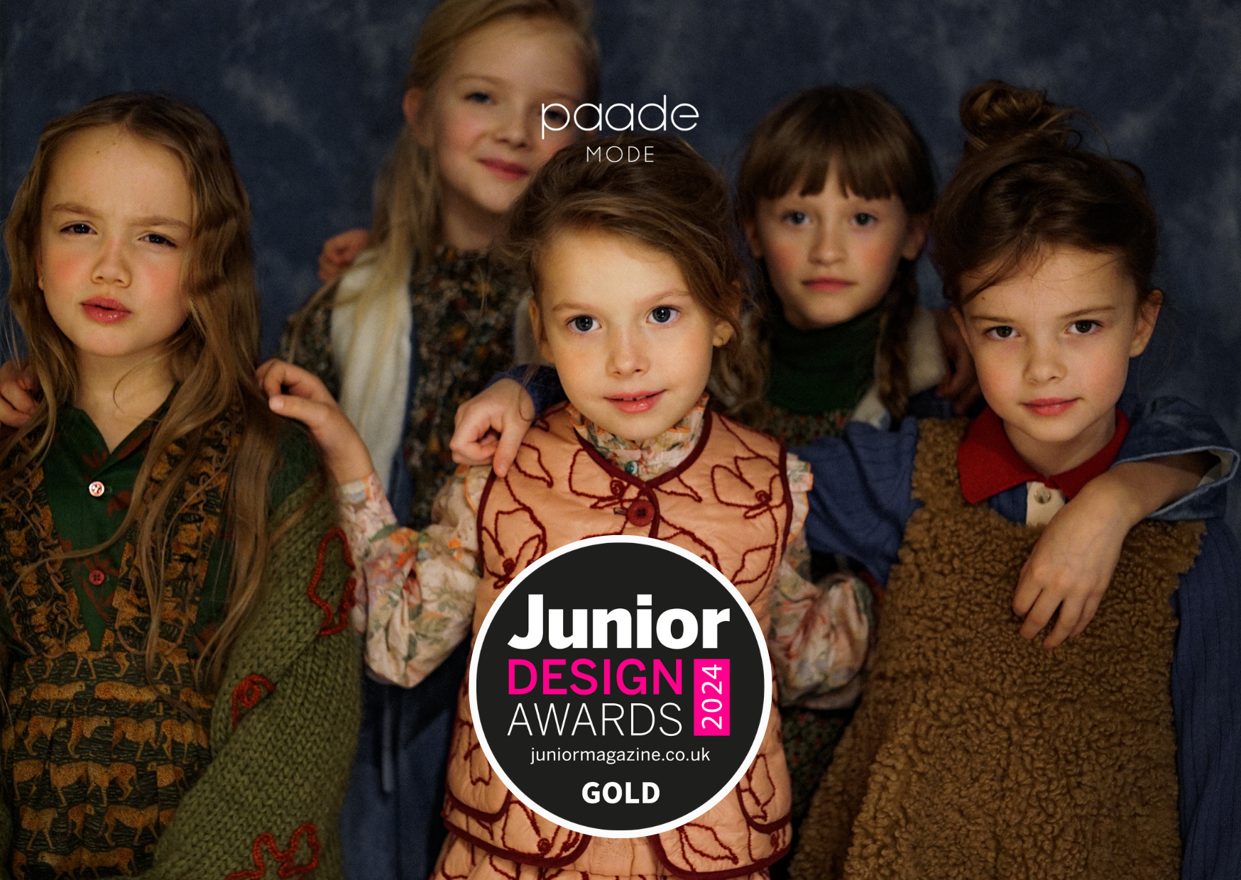 Award "Gold in Best Children's Fashion Collection" at Junior Design Aw